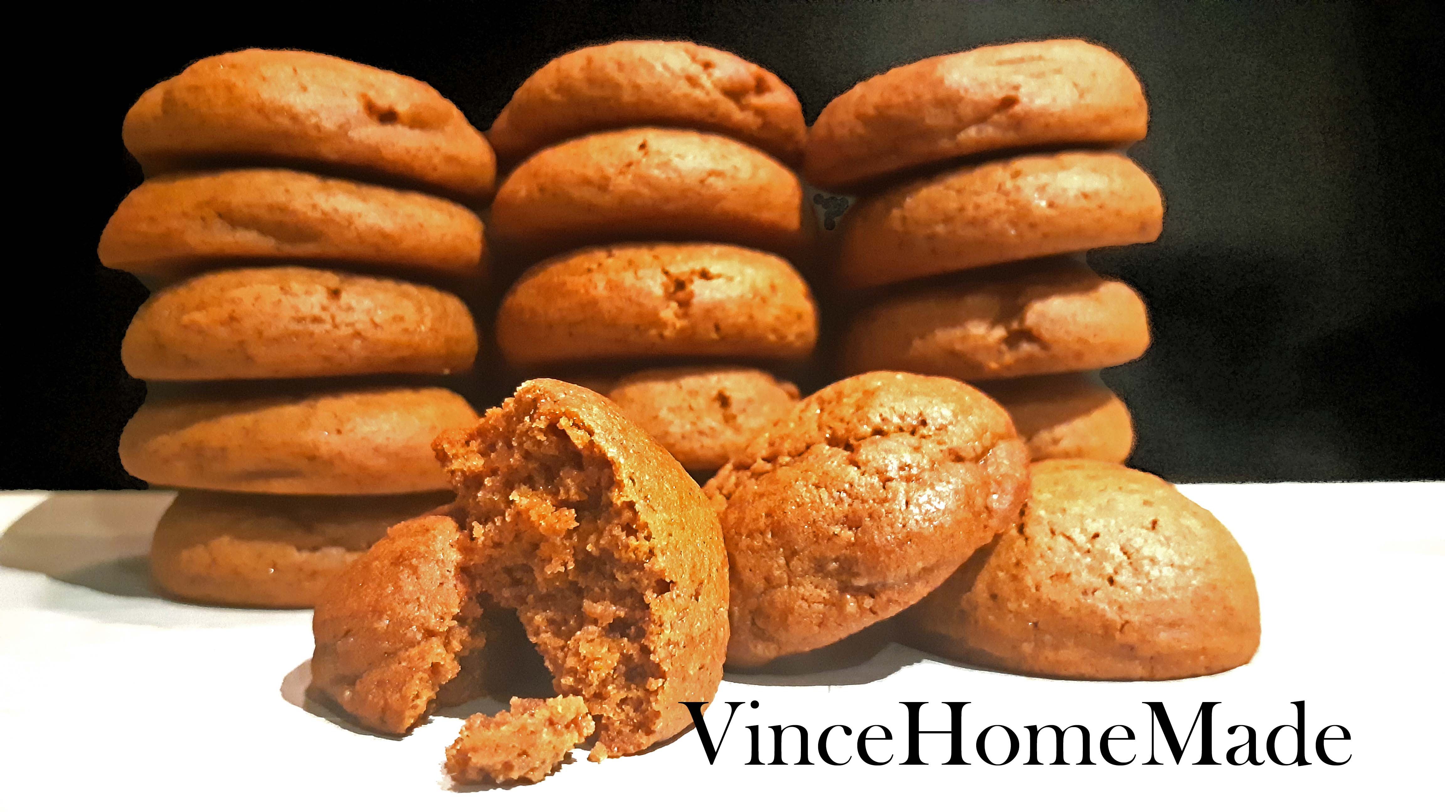 Ginger Snap Biscuits – VinceHomeMade